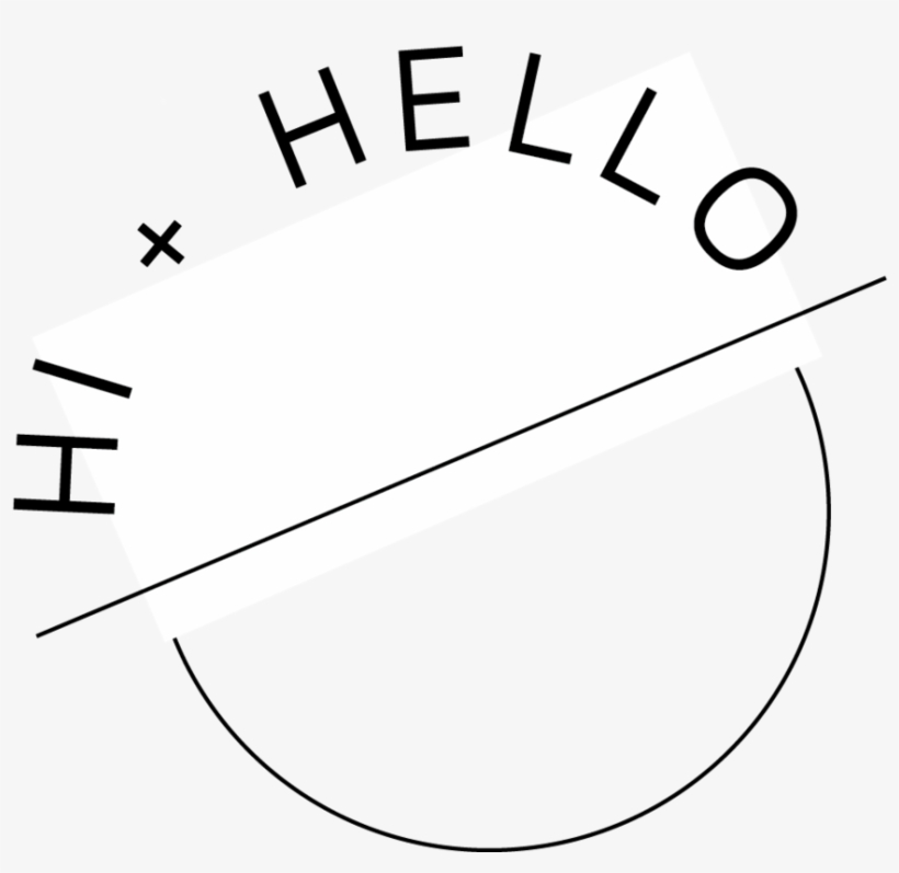 Hi Hello - Paper Transparent PNG - 1000x903 - Free Download on NicePNG