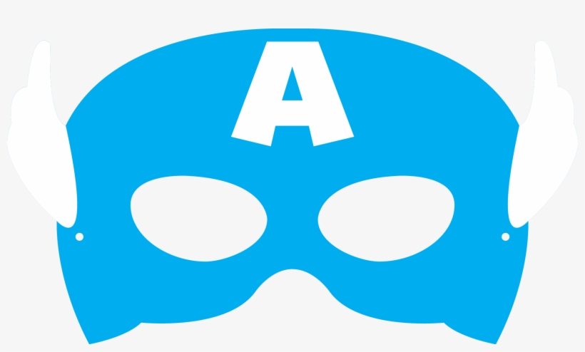 Captain America Mask Cut Out Transparent PNG - 1786x991 - Free Download ...