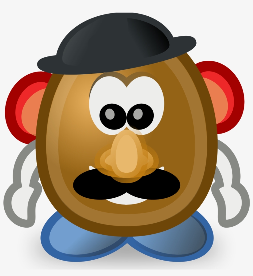 File - Mr-potato - Svg - Cara De Papa Animado Transparent PNG ...