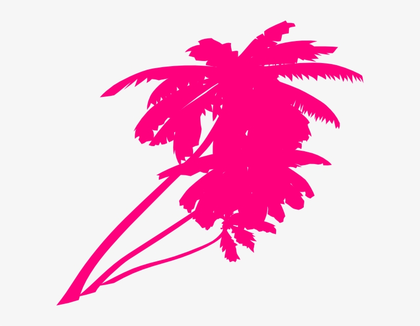 Double Trees Clip Art - Neon Palm Tree Png Transparent PNG - 600x556 ...