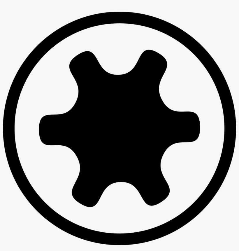 File - Screw Head - Line Female - Svg - Polydrive Screw Head ...