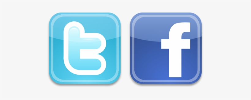 Facebook And Twitter Png Logo