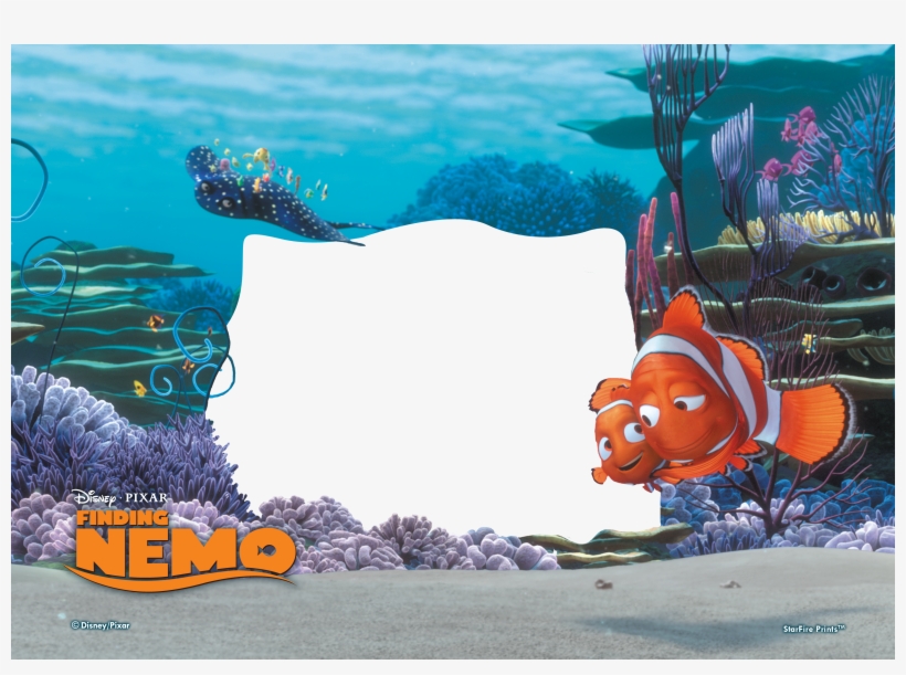 With This 10” X 7” Curved Glass Print, Bring The Magic - Finding Nemo ...