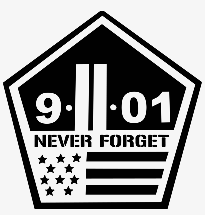 9 11 01 Never Forget - 911 Never Forget Decal Transparent PNG ...
