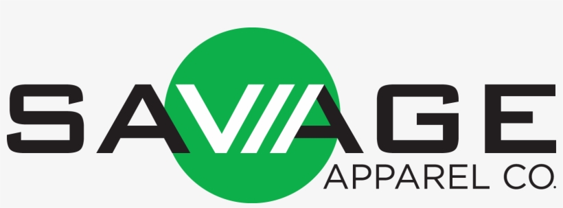 Savage Logo Wordmarkcircle - Savage Apparel Transparent PNG - 1616x519 ...