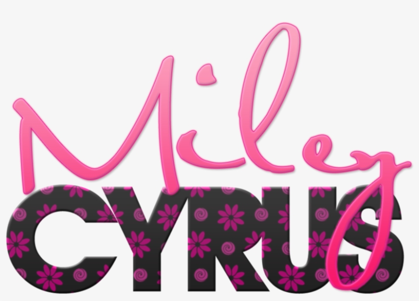 Miley Cyrus Logo Png - Textos Png De Miley Cyrus Transparent PNG ...