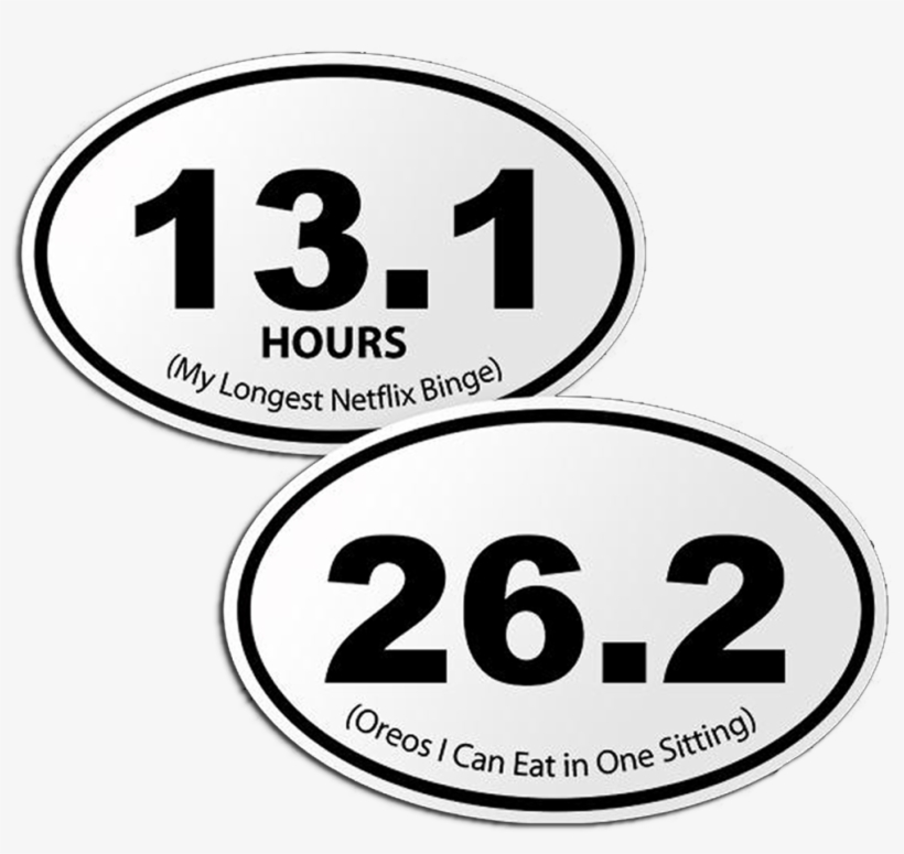 Marathon Bumper Sticker Transparent PNG - 1001x1001 - Free Download on ...