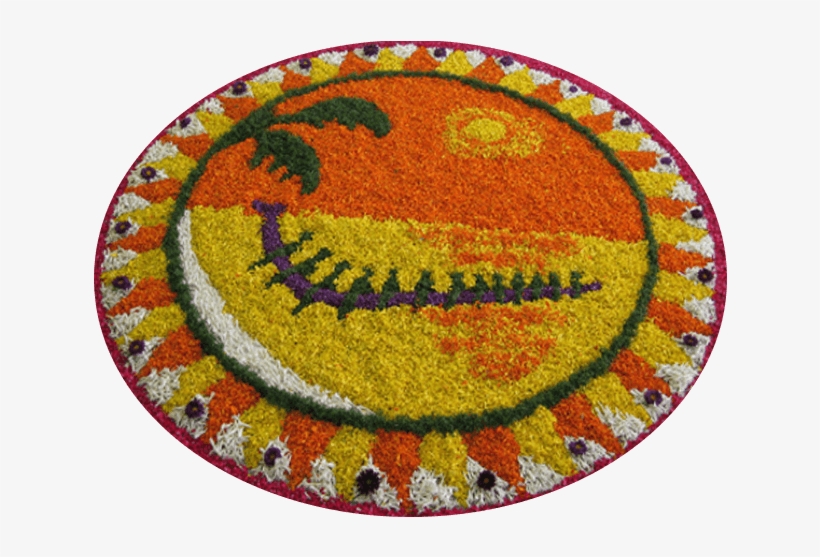 These Are A Few Flower Decorations Done During Onam - Onam Transparent ...