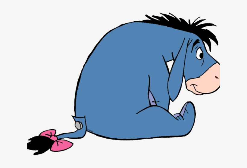 Gloomy Clipart Winnie The Pooh Eeyore - Eeyore Clipart Transparent PNG ...