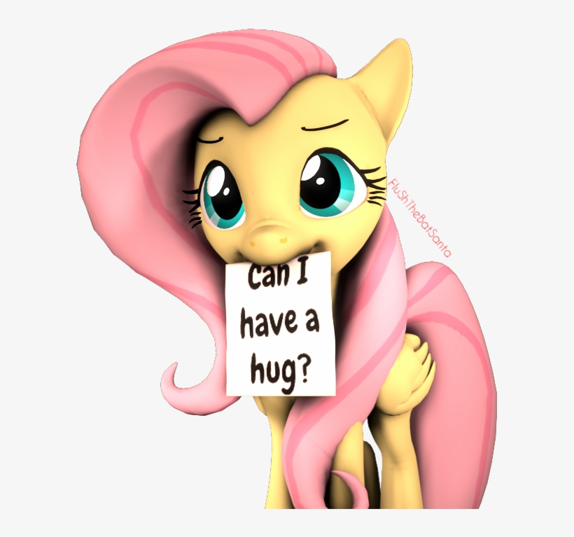 Flushthebatsanta, Bronybait, Cute, Fluttershy, Hug - Cartoon ...