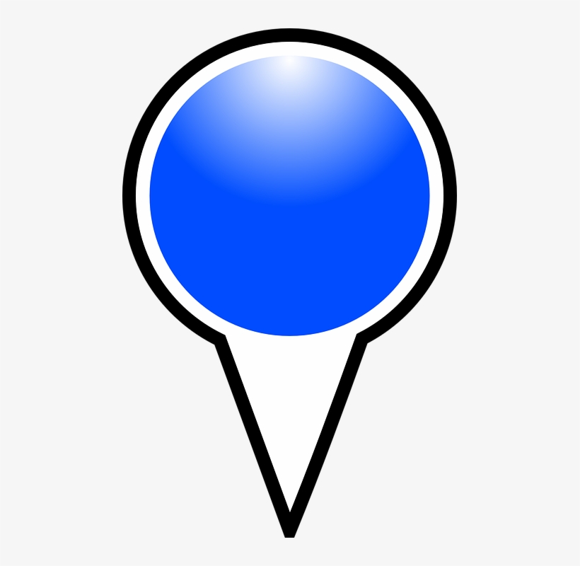 Download Map, Marker, Pin, Pushpin, Push Pin, Shiny, Blue - Marker ...