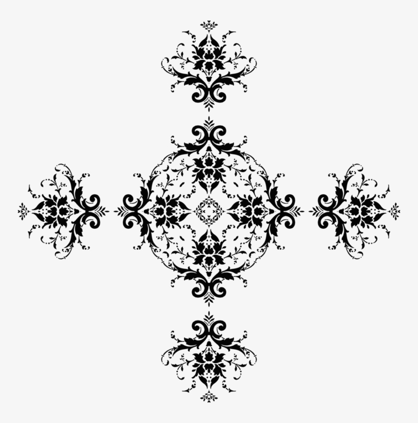 Line Art Silhouette Drawing Christian Cross Symmetry - Silhouette ...