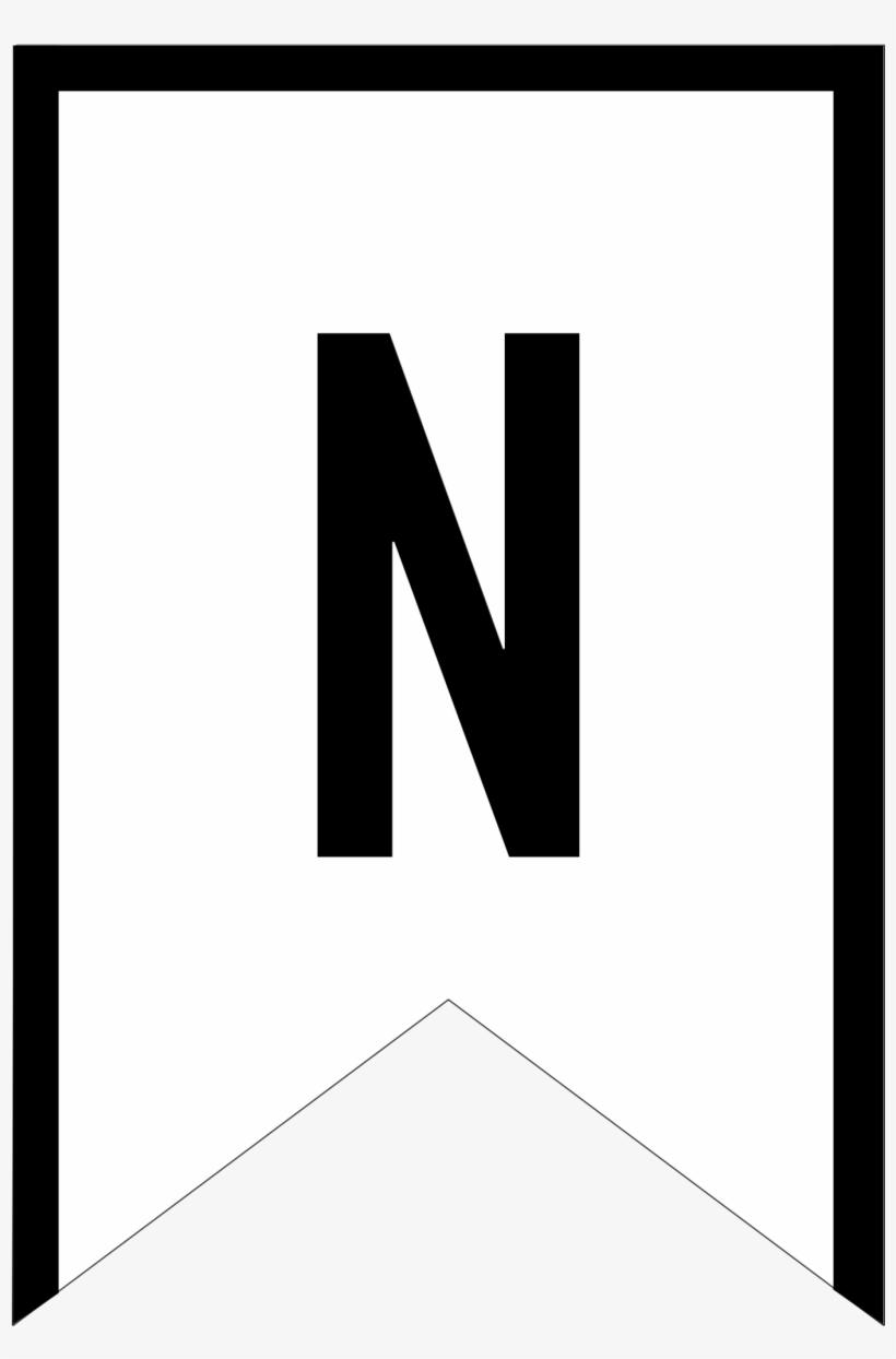 Download Free Printable Banner Templates {blank Banners} - Black And ...