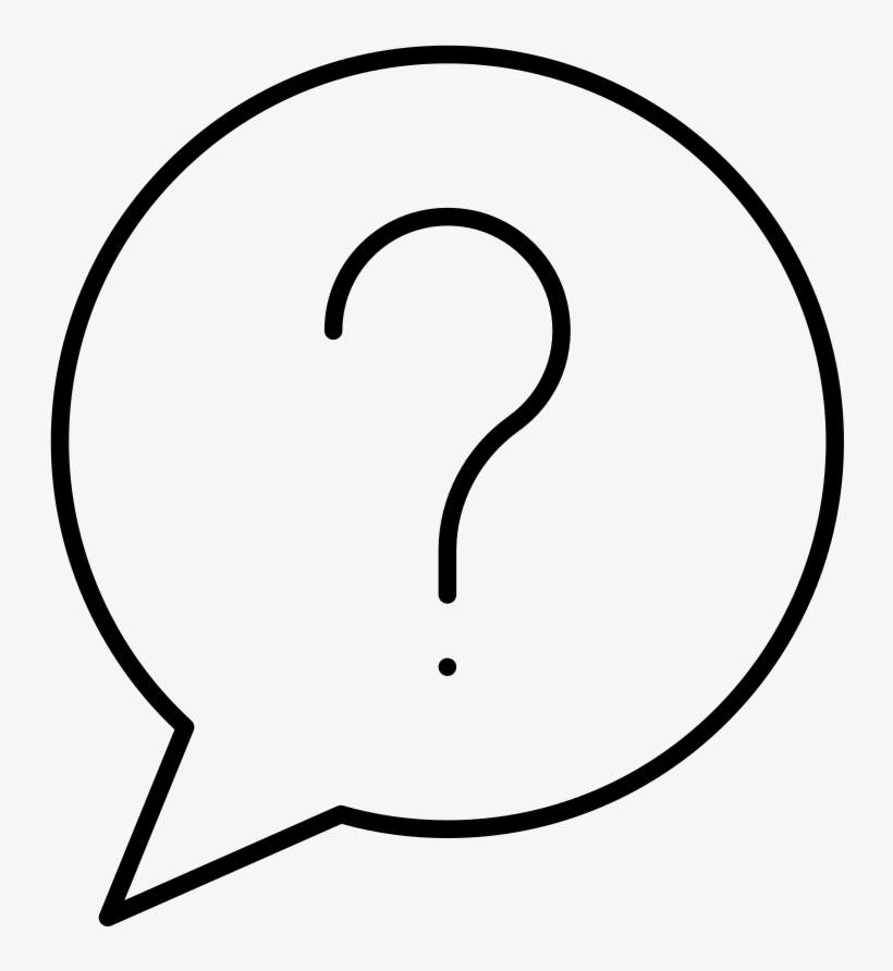 Noun Project Question Mark Bubble Icon 1328413 Cc - Question Mark ...
