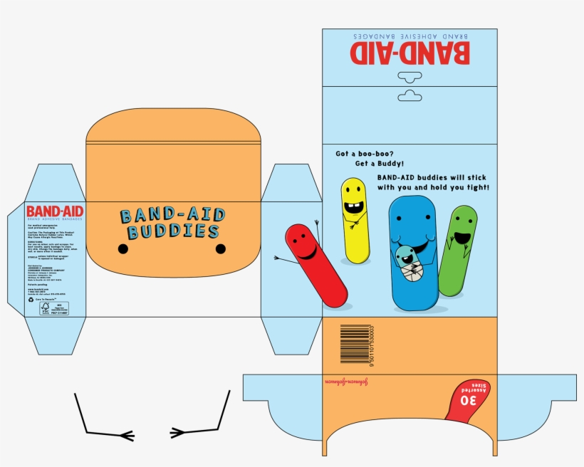 Band Aid Box Template