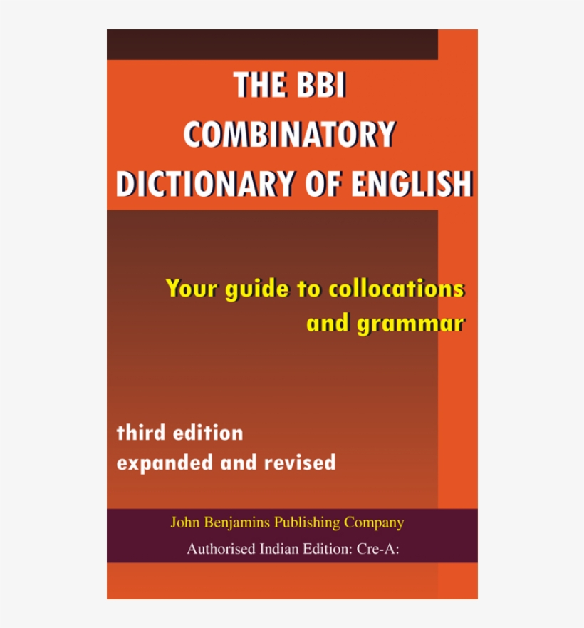 The Bbi Combinatory Dictionary Of English - Poster Transparent PNG - 800x800 - Free Download on ...