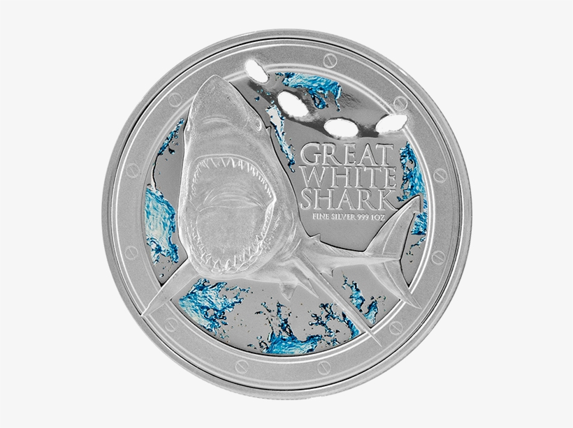 148533 Rev-570 - Great White Shark Nz Mint Transparent PNG - 570x570 ...