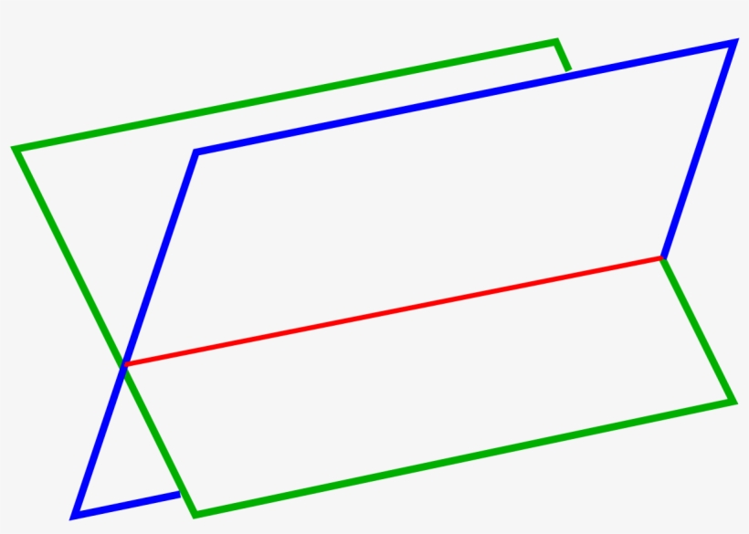Intersection Curve - Intersection Of 2 Planes Transparent PNG ...