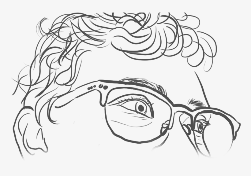 Self Portrait Trace And Sketch - Sketch Transparent PNG - 792x513 ...