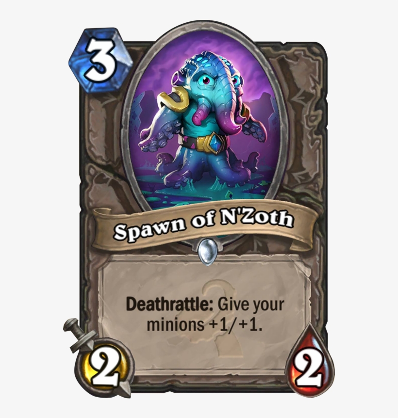 Spawn Of N'zoth - Hearthstone Charge Divine Shield Transparent PNG ...