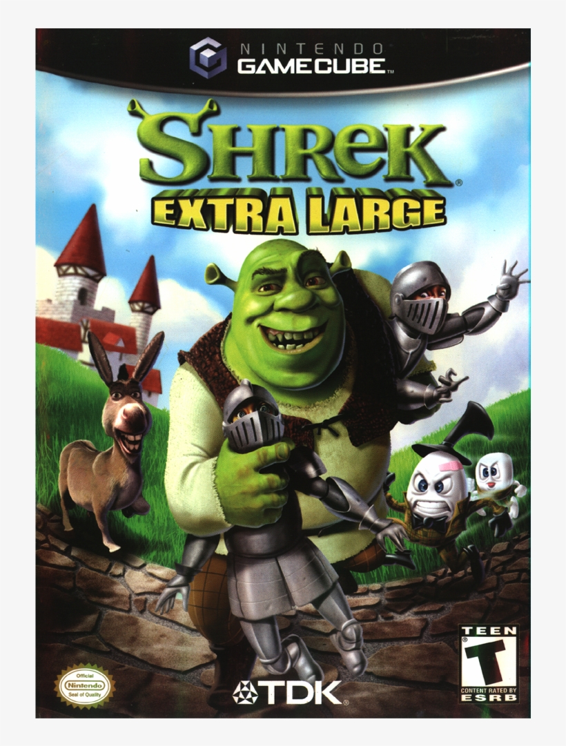 Shrek Extra Large Front - Shrek Extra Large Gamecube Transparent PNG ...