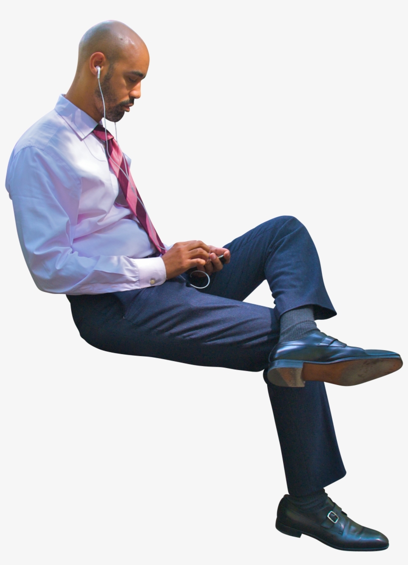 Download Sitting Businessman Png - People Sitting - HD Transparent PNG ...