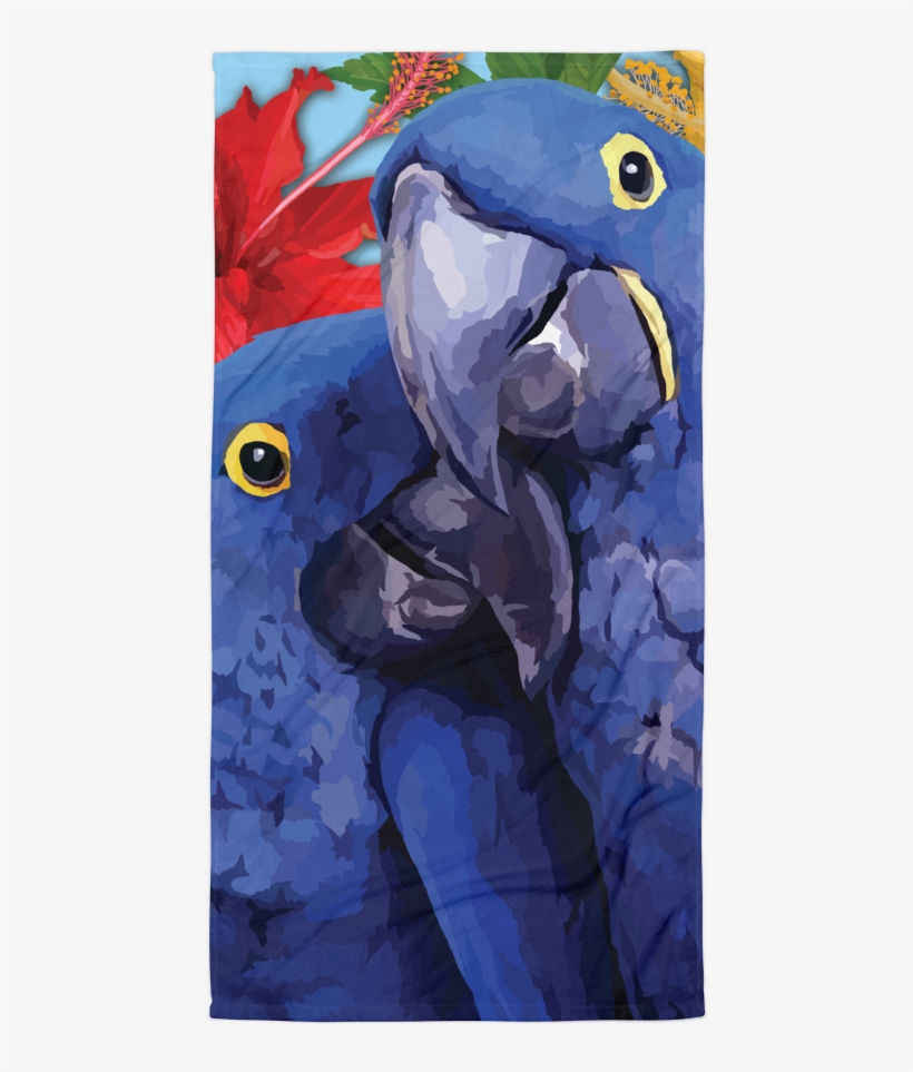 Brandi And Zelda The Parrots - Hyacinth Macaw Cute Transparent PNG ...