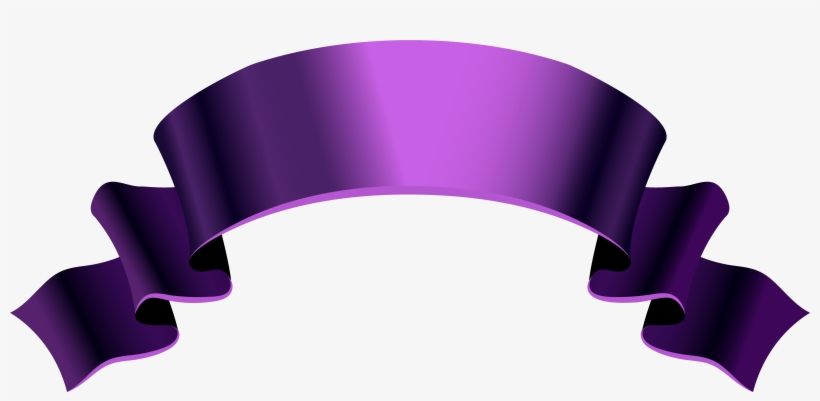 Violet Banner Transparent Images - Purple Ribbon Banner Png Transparent ...