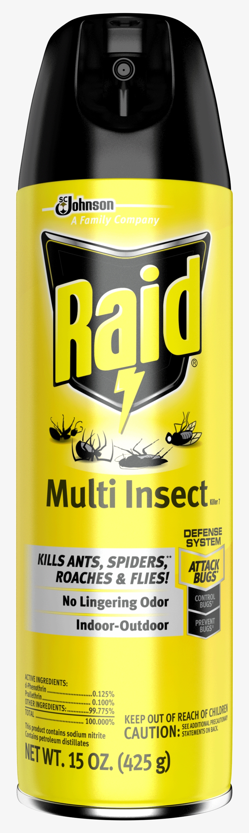 Raid® Multi Insect Killer Is Specially Formulated To - Raid Multi ...