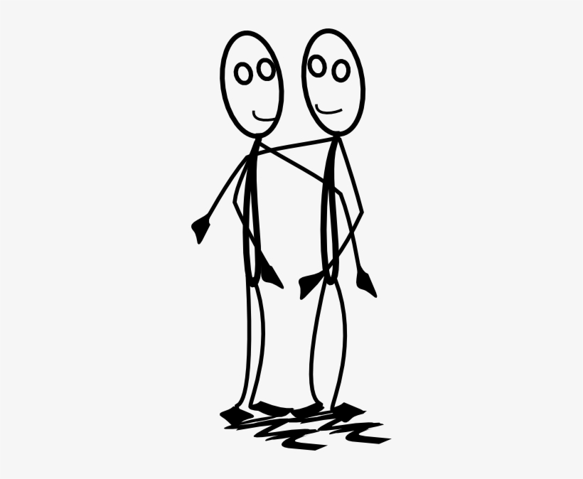 Download Stickman Hugging Clip Art - Stickman Hugging - HD Transparent ...
