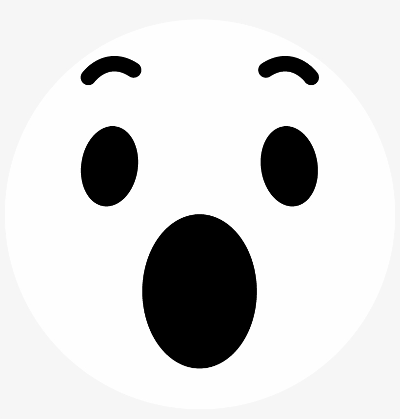 Facebook Wow Logo Black And White - Wow Facebook Png Transparent PNG ...