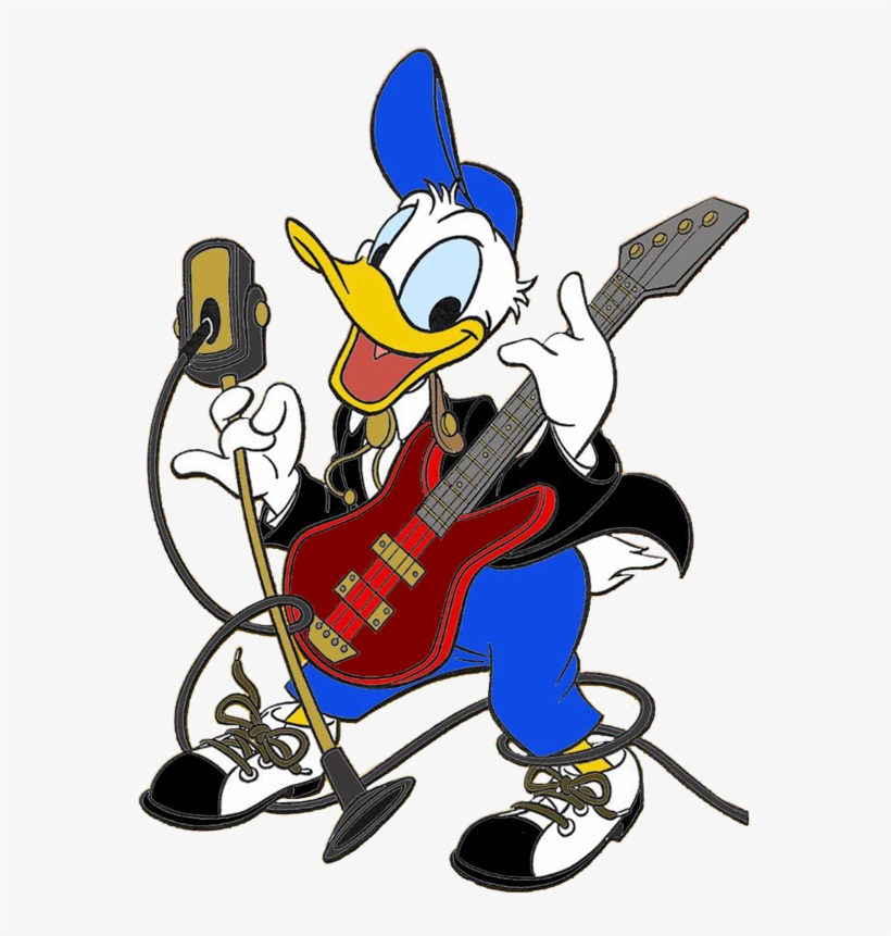 Download Disney Music Clipart - Donald Duck With Guitar - HD ...