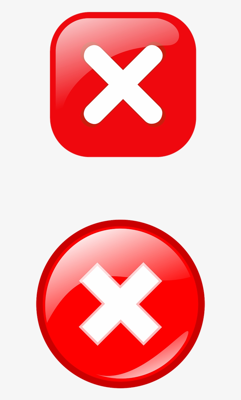 Stop Button Red - Error Sign Icon Png Transparent PNG - 640x1280 - Free ...