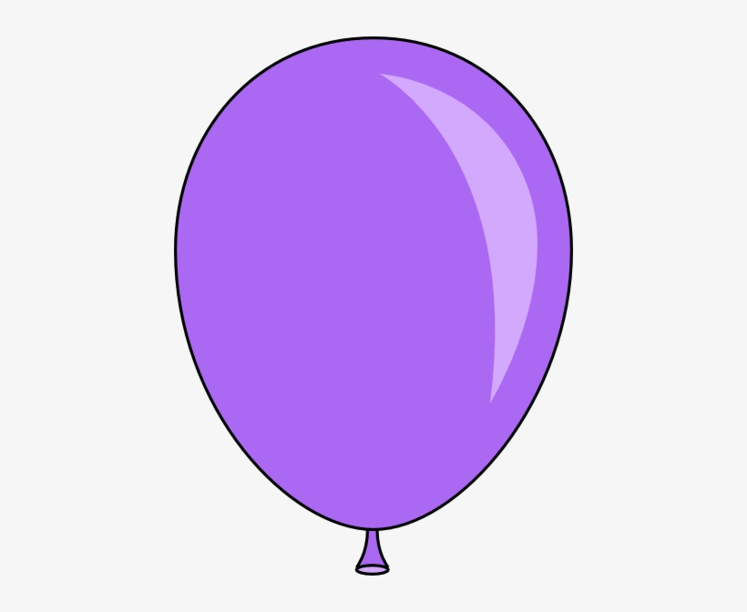 Small - Purple Balloon Clipart Transparent PNG - 438x592 - Free ...