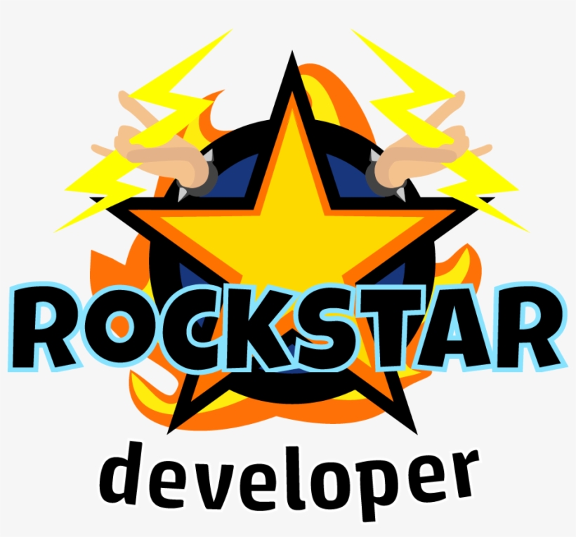 Rockstardeveloper2 - Graphic Design Transparent PNG - 927x826 - Free ...