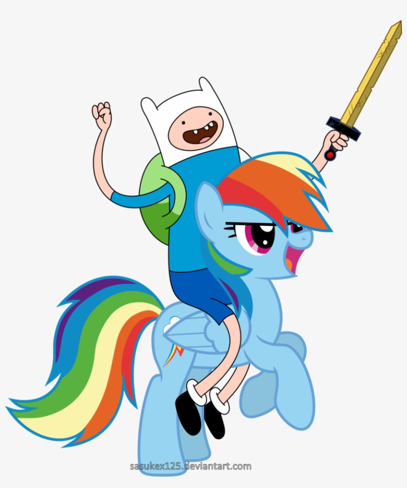 Adventure Time, Artist - Adventure Time As My Little Pony Transparent ...