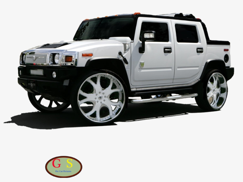 Hummer H2 - White Hummer On 28s Transparent PNG - 1000x800 - Free ...