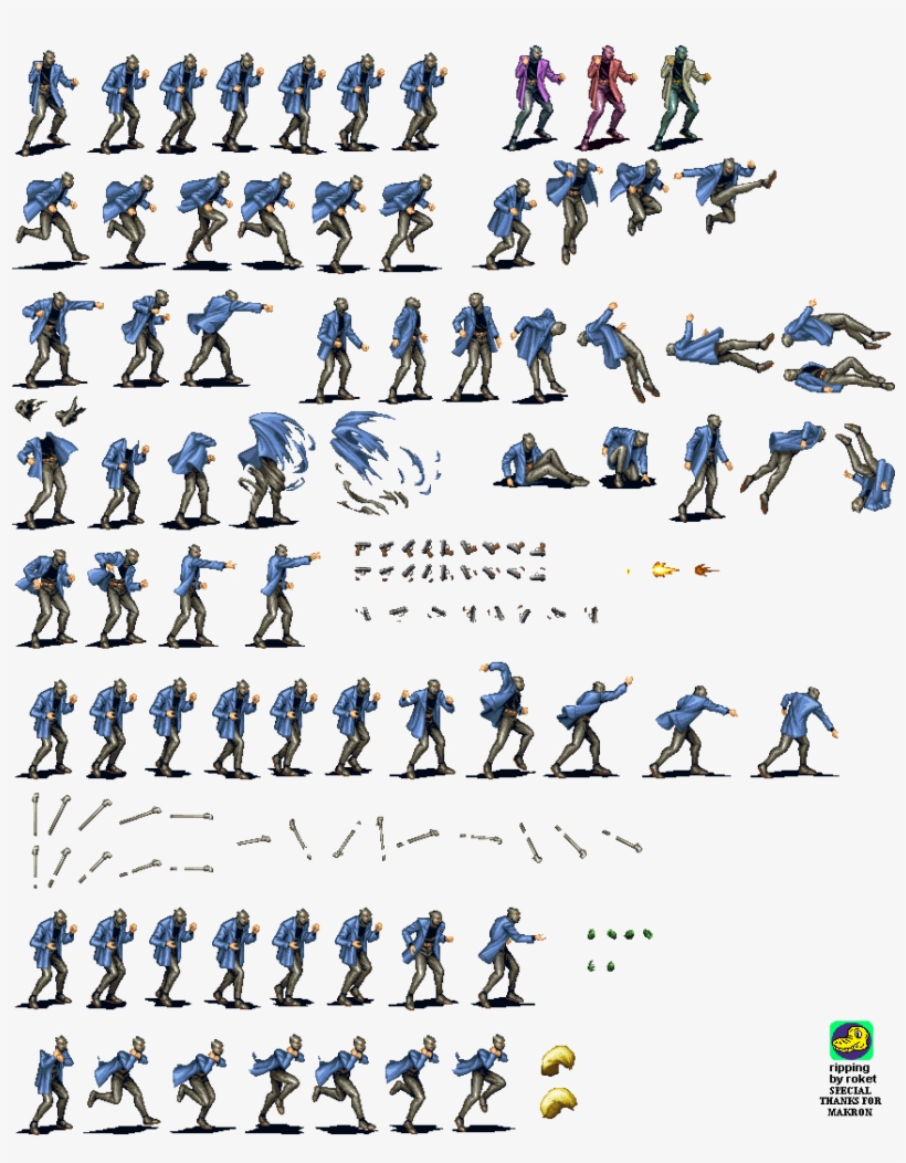 Download Click For Full Sized Image Cat Burglar - Soldier 2d Sprite Png ...