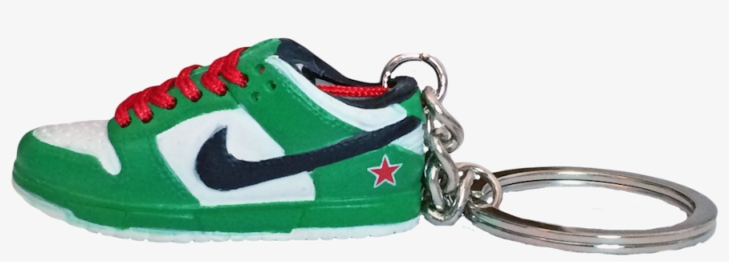 Nike Sb Green Black Red "heinken" Dunk Low 3d Keychain - Nike ...