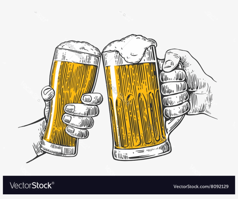 1000 X 787 3 - Beer Cheers Draw Transparent PNG - 1000x787 - Free ...
