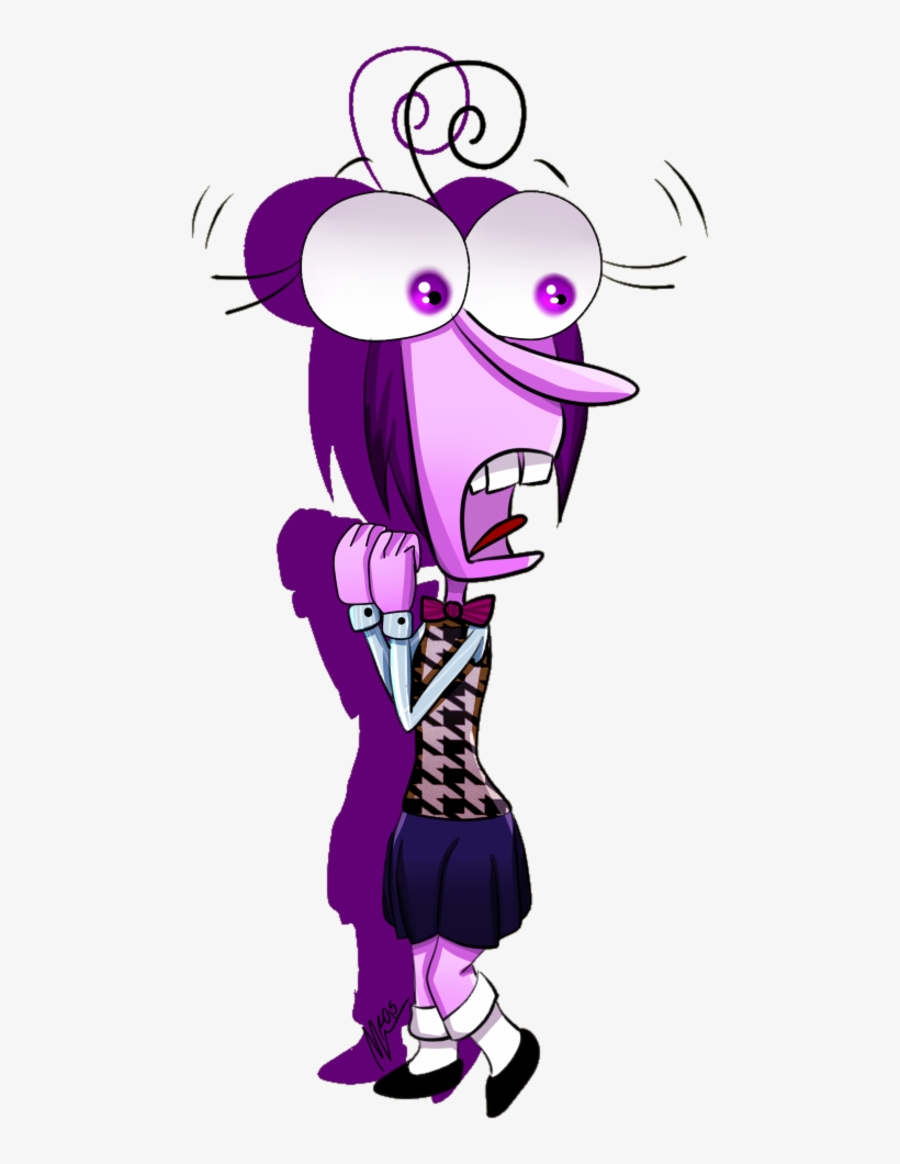 Inside Out - Inside Out Fear Genderbend Transparent PNG - 516x1180 ...