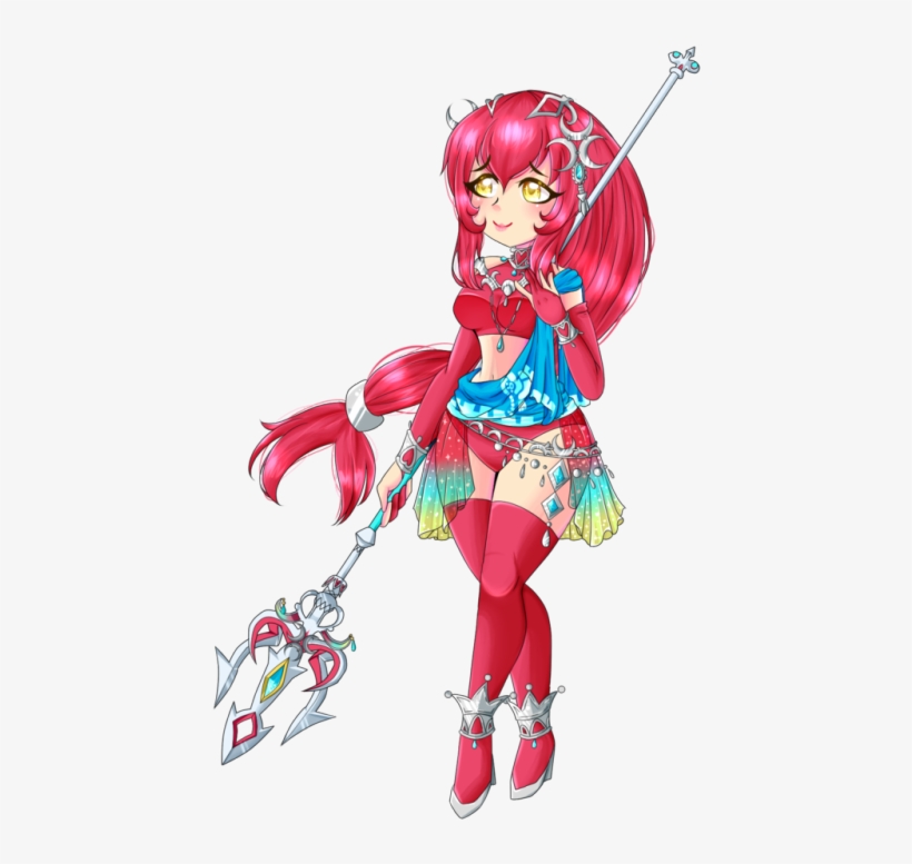 Mipha Human Version - Mipha As A Human Transparent PNG - 500x716 - Free ...