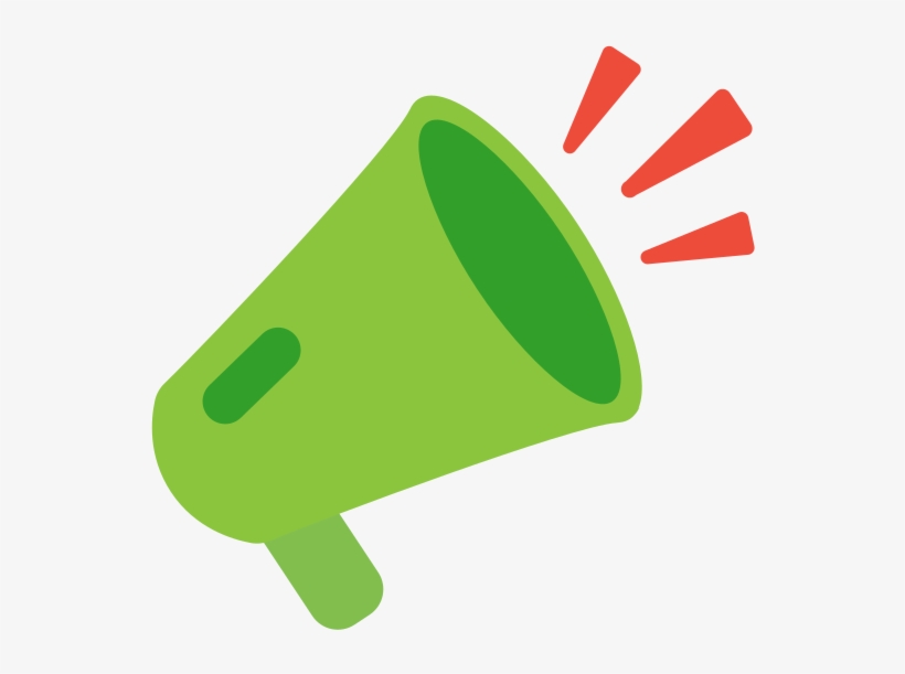 U 1 F 4 E 3 Megaphone - Megaphone Green Icon Png Transparent PNG ...