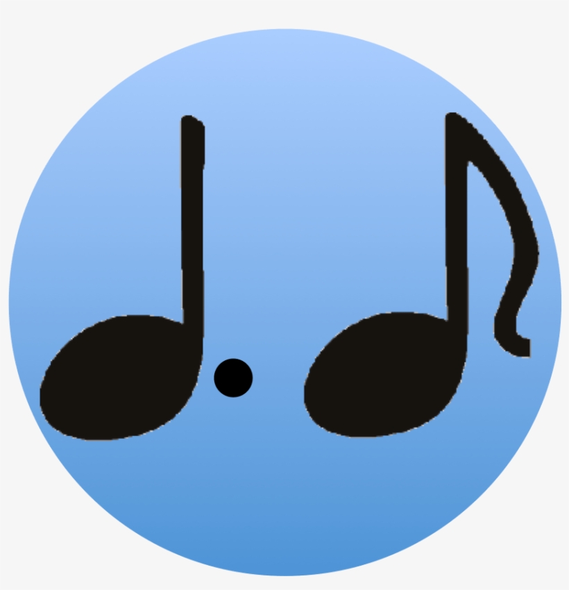 Dotted Quarter Note Clip Art - Circle Transparent PNG - 906x840 - Free ...