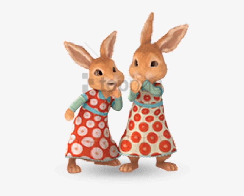 Free Png Download Two Girl Rabbits Png Images Background - Peter Rabbit ...