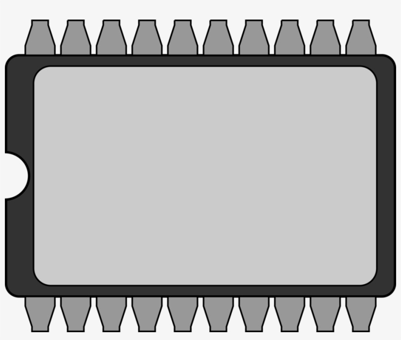 Integrated Circuits & Chips Central Processing Unit - Electronic Chip ...
