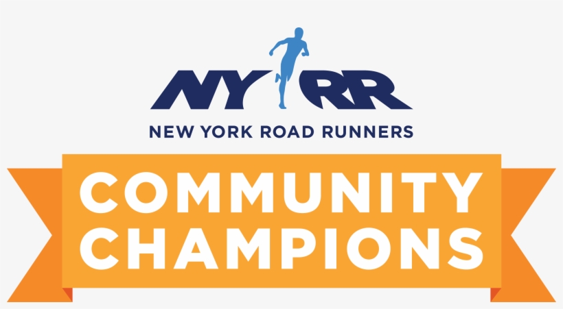 Nyrr Community Champions Logo - New York Road Runners Transparent PNG ...