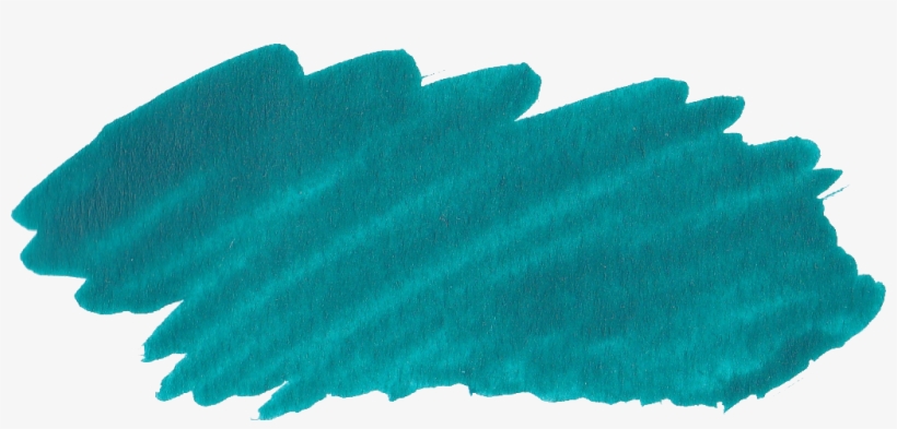28 Turquoise Paint Brush Stroke - Wood Transparent PNG - 1024x442 ...