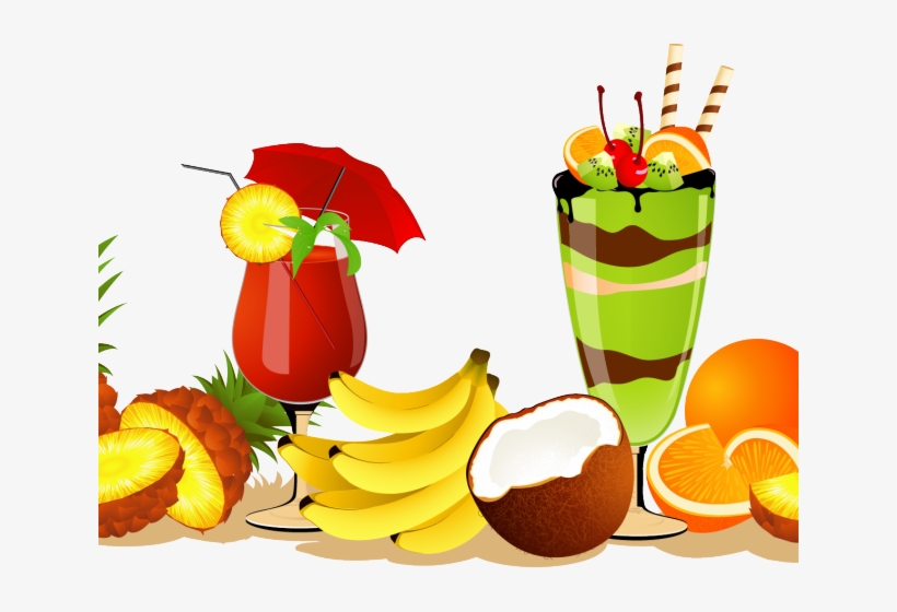 Juice Clipart Fruit Punch - Vector Fruits Juice Png Transparent PNG ...