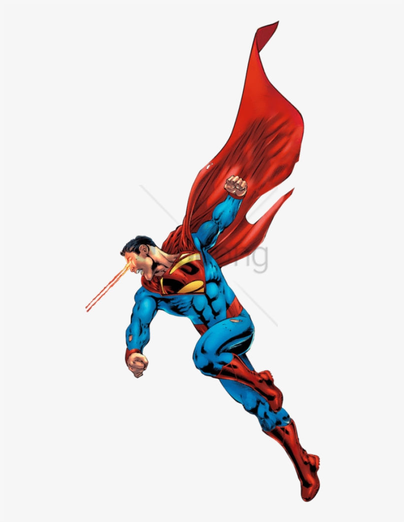 Superman Flying Back View